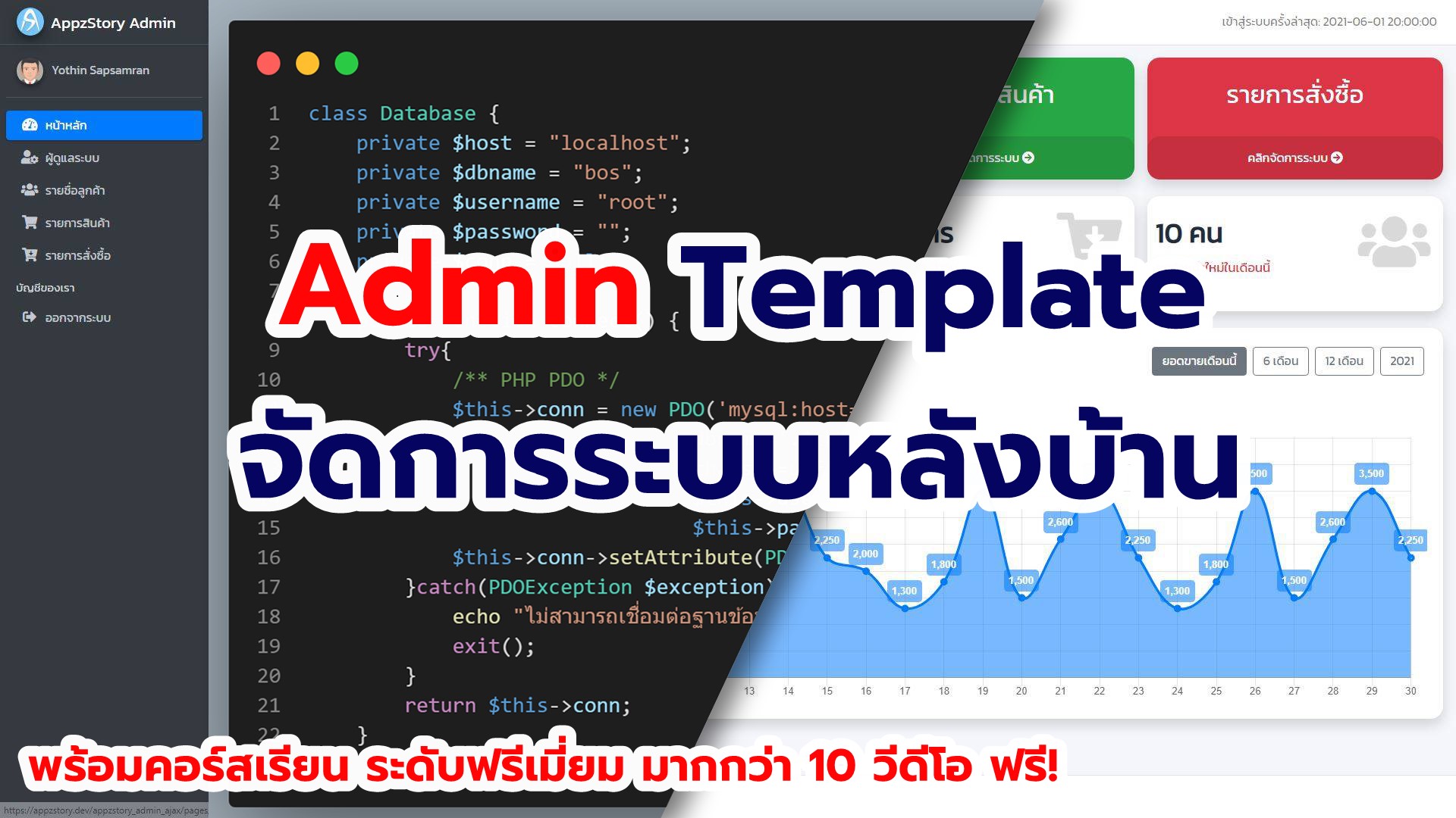 Back Office Management System Template